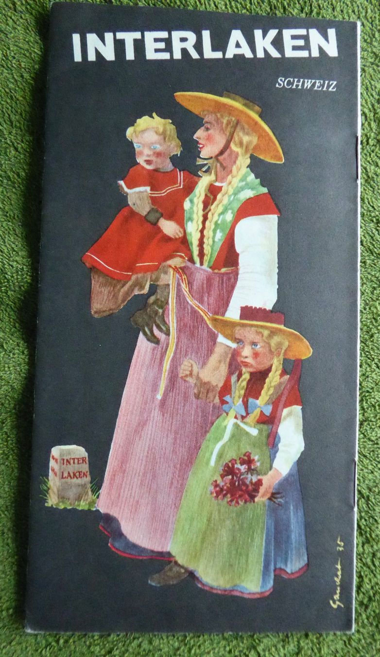 Interlaken. Prospekt 1936. Titel von Gauchat.(JANUAR-AKTION) (Gebraucht ...