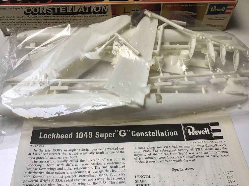Revell Bausatz "LOCKHEED SUPER CONSTELLATION TWA" 1974 NEU! | Kaufen ...