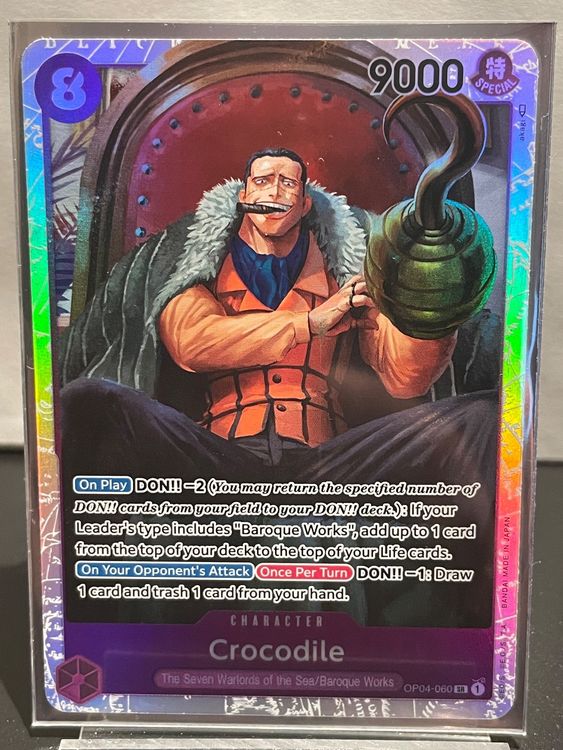 One Piece TCG Crocodile [OP04-060] | Kaufen auf Ricardo