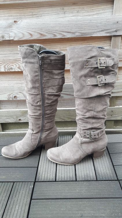 Stiefel Graceland beige Grösse 39 | Kaufen auf Ricardo