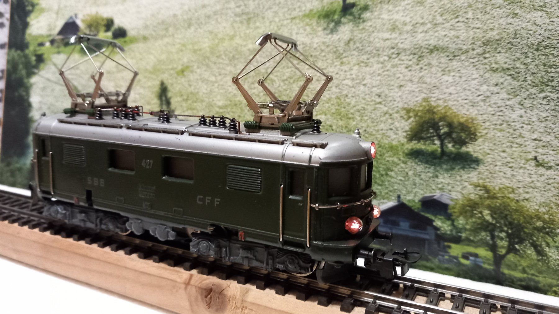 SBB Zug RE 44, Märklin 2 Trafos, Schienen,7 Wagen, analog (Gebraucht ...