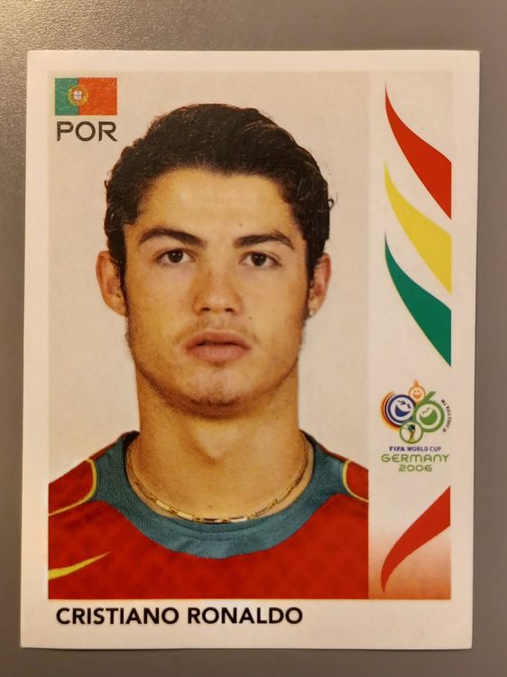 Panini WM 2006 Cristiano Ronaldo Sticker 298 Fifa World Cup (Gebraucht ...