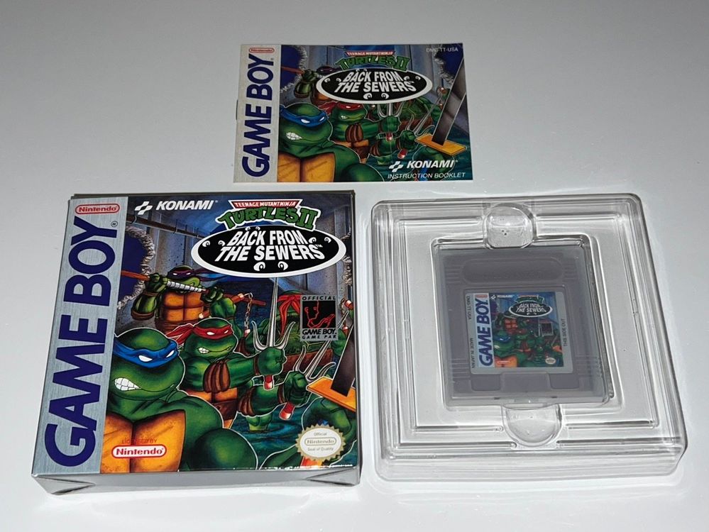 Game Boy (GB) - Turtles II: Back from the Sewers (OVP) - Top (Gebraucht ...