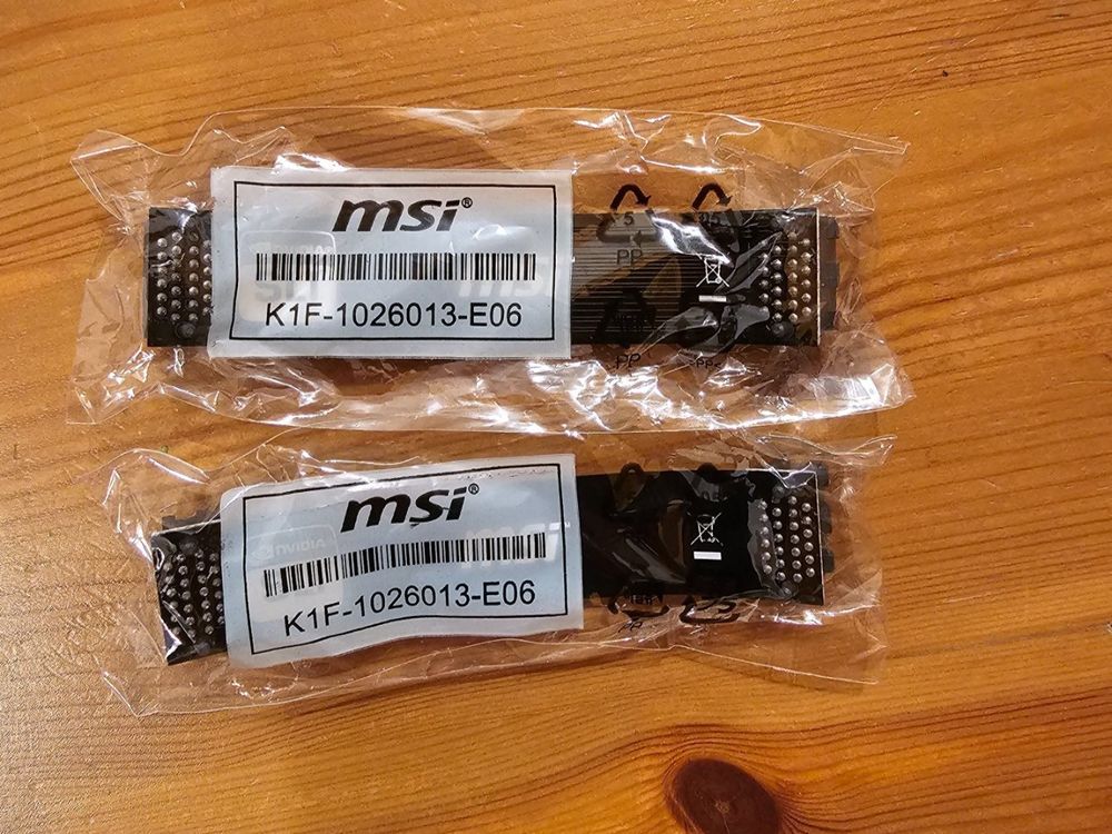 MSI NVIDIA Multi GPU SLI Bridge (Neu und originalverpackt) in für CHF 3 ...