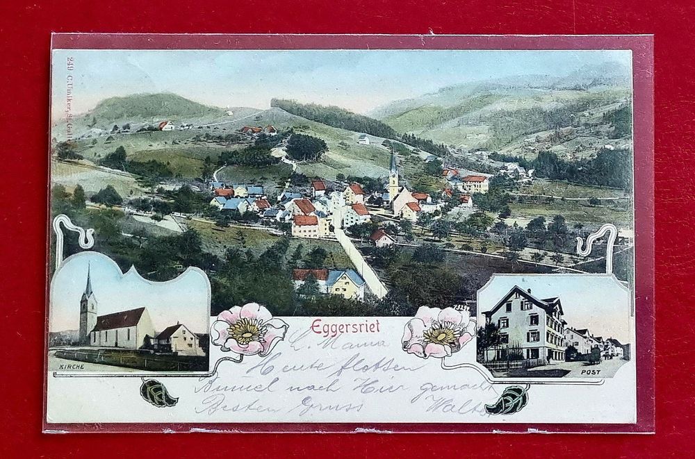 Eggersriet - Post - Dorfansicht - 1904 (Gebraucht) in Rothrist für CHF 55 – mit Lieferung auf ...