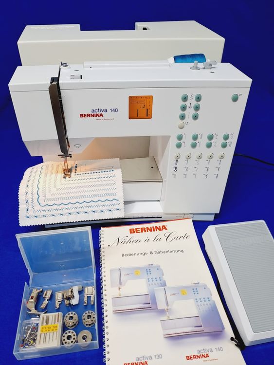 BERNINA ACTIVA 140 WIE NEU GARANTIE 3MT FRISCH REVIDIERT (Gebraucht) in ...