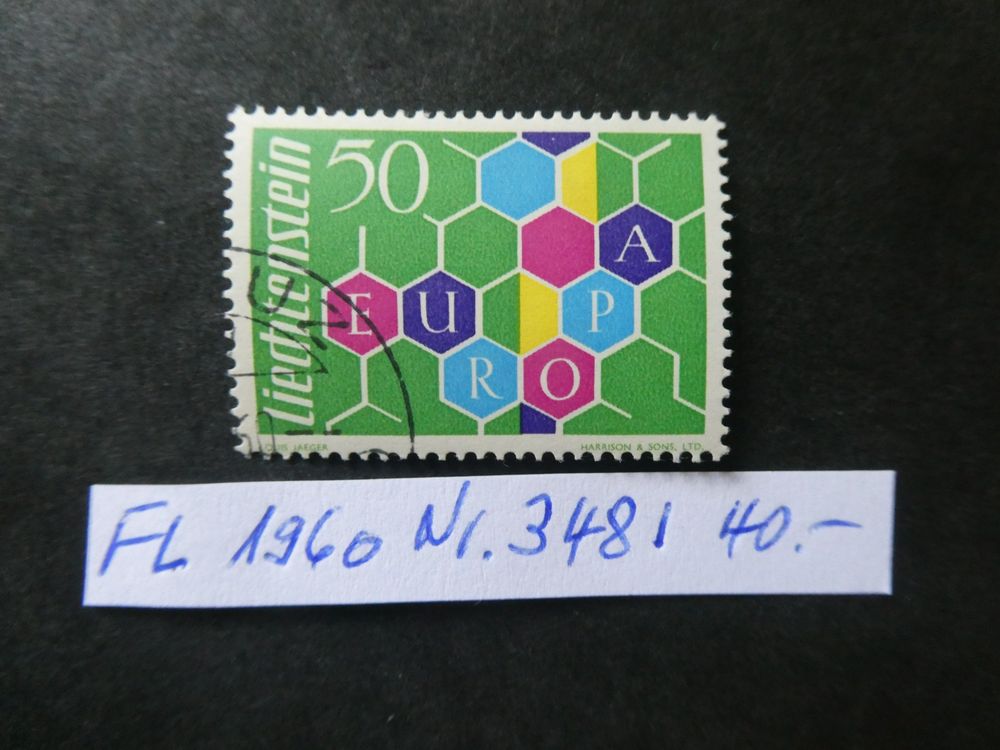 FL 1960 Nr. 348I gestempelt (Gebraucht) in Lausen für CHF 6 – mit Lieferung auf Ricardo kaufen
