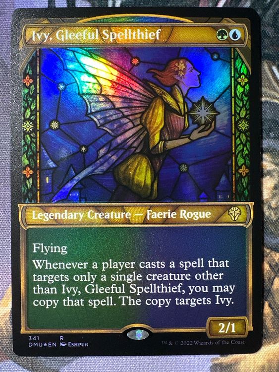 Ivy, Gleeful Spellthief Textured Foil 341 Dominaria United (Neu (gemäss ...