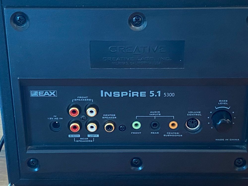 Creative Inspire 5.1 5300 Surround Lautsprecher System (Gebraucht) in ...