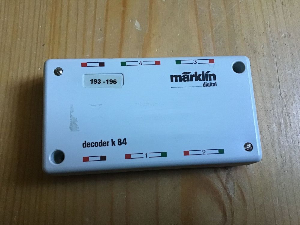 märklin 6084, decoder k 84 (Gebraucht) in Liestal für CHF 20.9 – mit Lieferung auf Ricardo kaufen