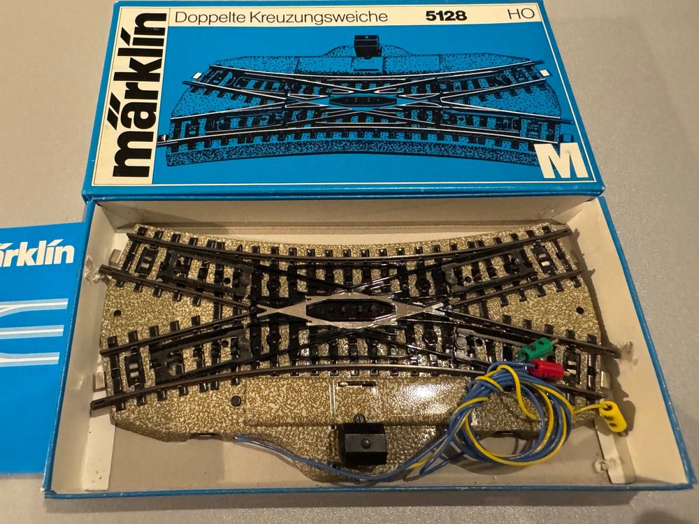 Märklin H0 5128 - Märklin Doppelte Kreuzweiche (neu) in OVP (Neu ...