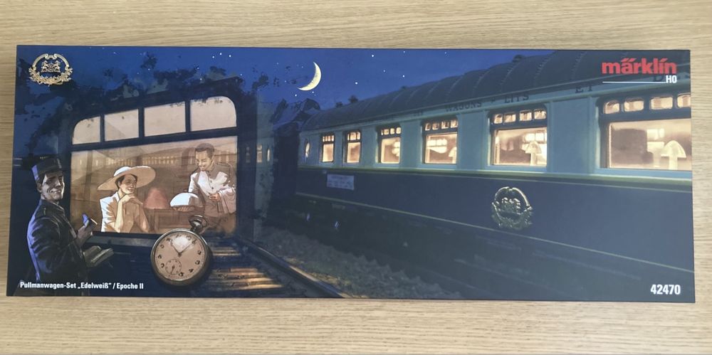 Märklin 42470 Pullmanwagen-Set "Edelweiß" CIWL (Neu und ...