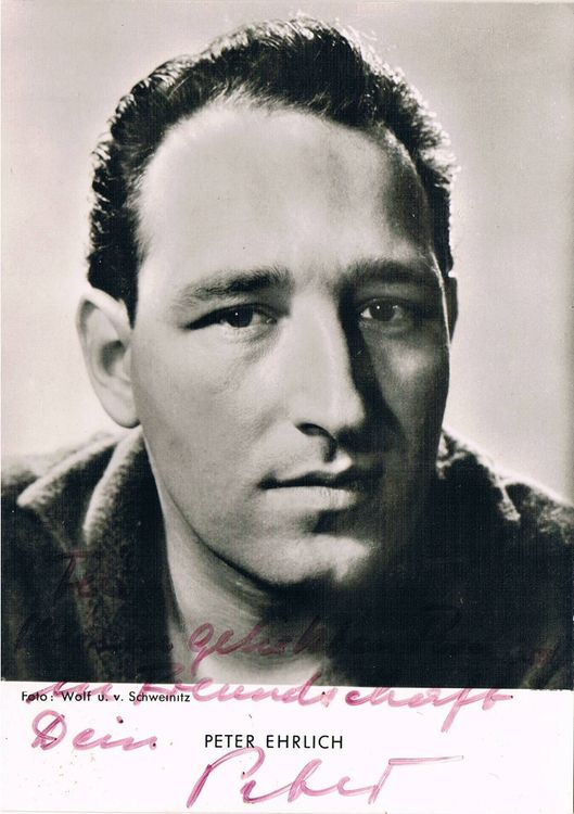 Peter Ehrlich 1933-2016 Autogramm Vintage Foto 9x14cm (Gebraucht) in ...