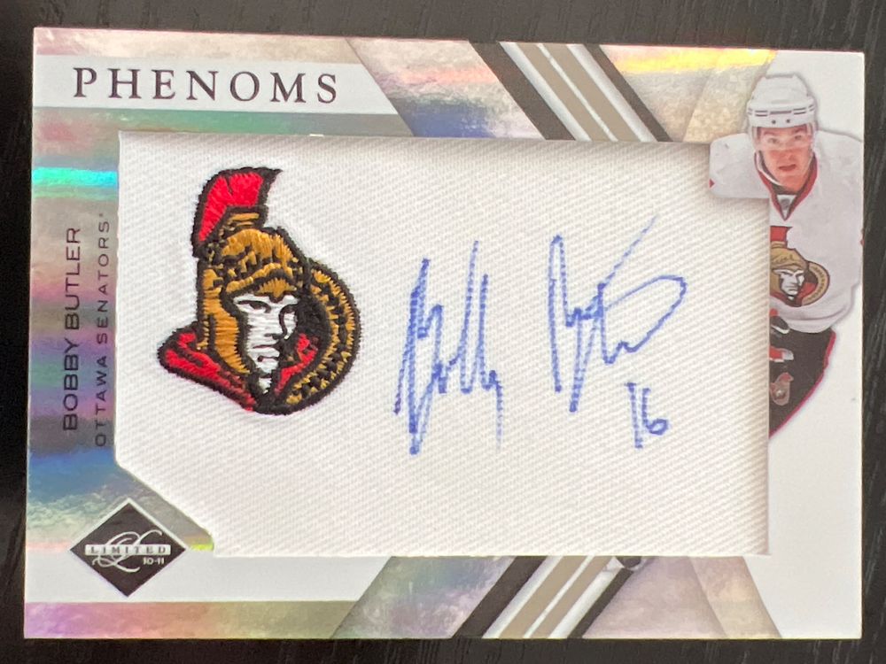 Bobby Butler NHL Original Autogramm mit Emblem Senators | Kaufen auf ...