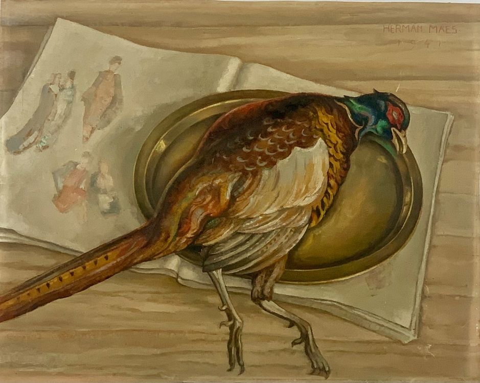Herman Mäes Stilleben Gemälde mit Fasanen (Gebraucht) in Root für CHF 80 – mit Lieferung auf ...