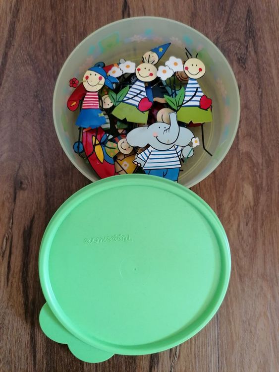 Magnetische Metallfiguren in Tupperware Dose, Magnet | Kaufen auf Ricardo