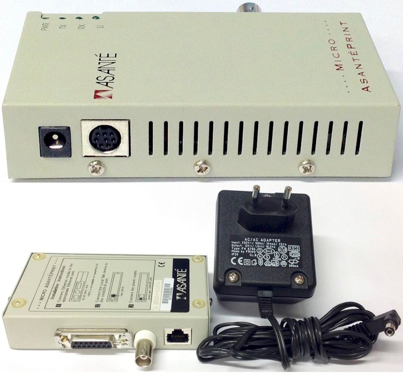Asanté Micro Asantéprint Printserver RJ45 BNC AUI AppleTalk | Kaufen ...