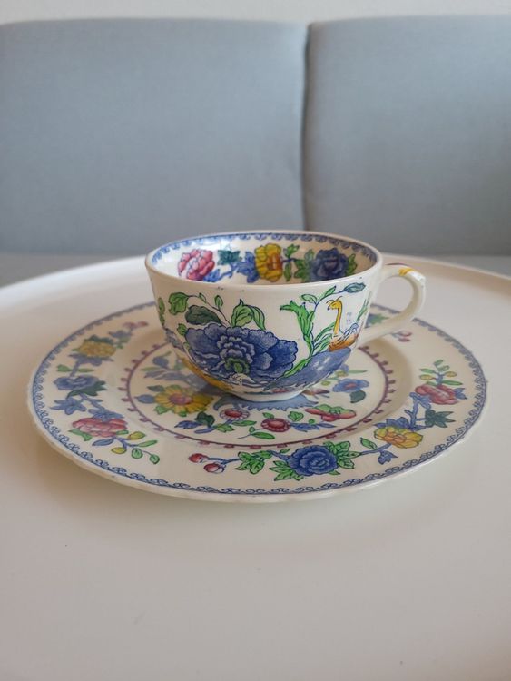 40er J. England "Mason's Ironstone Regency " Teller + Tasse (Gebraucht ...