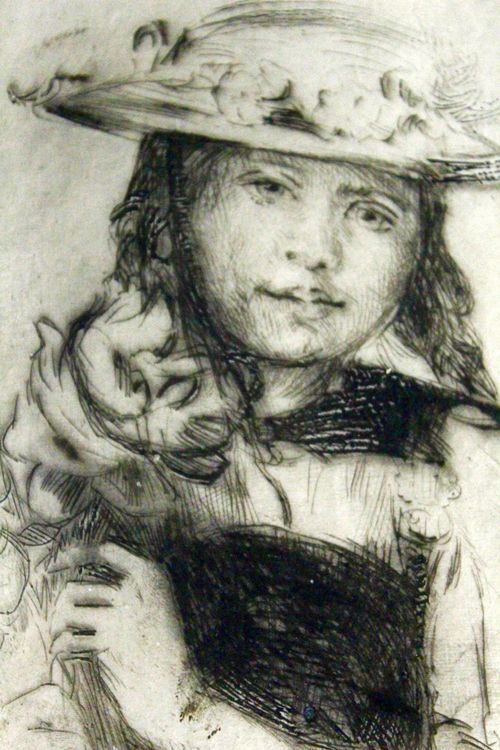 HANNI BAY (Swiss, 1885-1978) Mädchen, Radierung, um 1960 (Gebraucht) in Bern für CHF 111.5 – mit ...