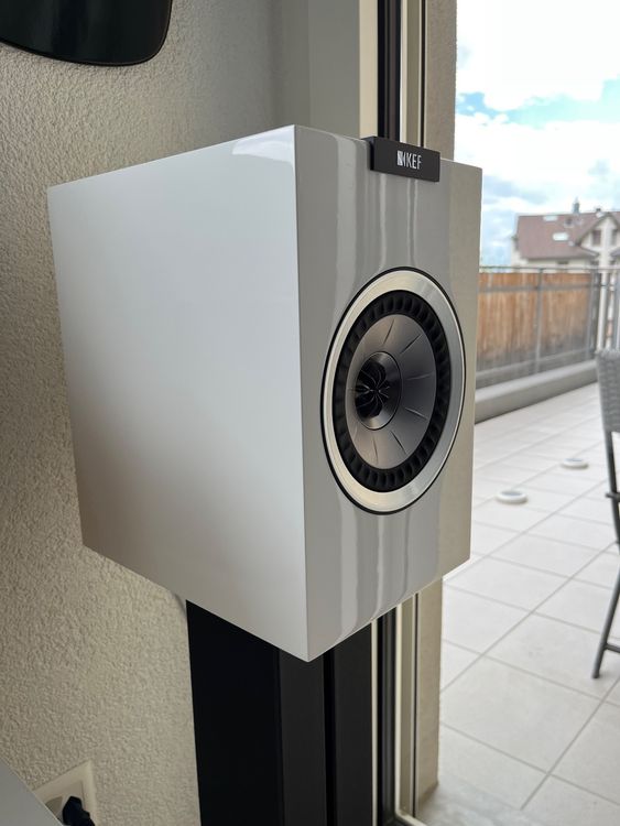 KEF R100 Highend Kompaktlautsprecher weiss neuwertig | Kaufen auf Ricardo