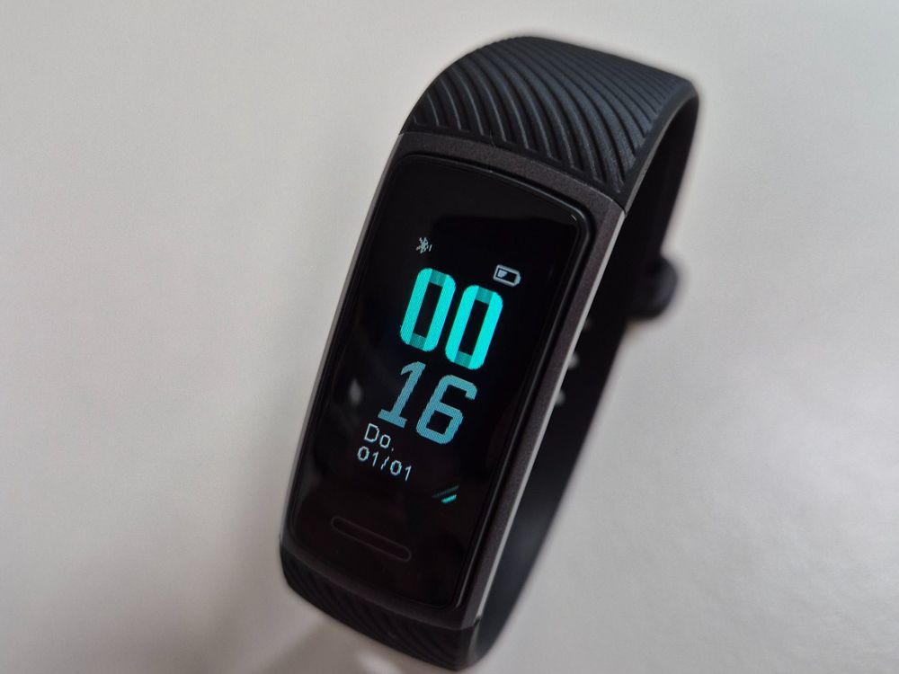 Fitness Uhr Landi mit Armband und Bluetooth - 7 Tage Akku (Gebraucht ...