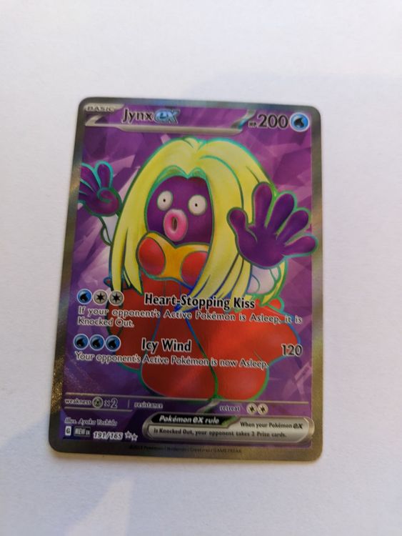 Jynx EX - Full Art - 151 Pokemon - EN | Kaufen auf Ricardo