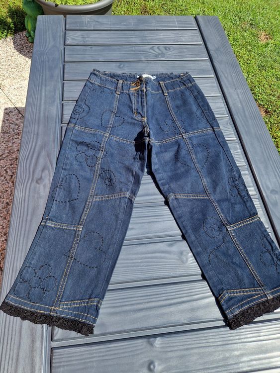 HENNES - SOMMER HOSE FÜR DAMEN MIT STICKEREI - GR. 34 | Kaufen auf Ricardo