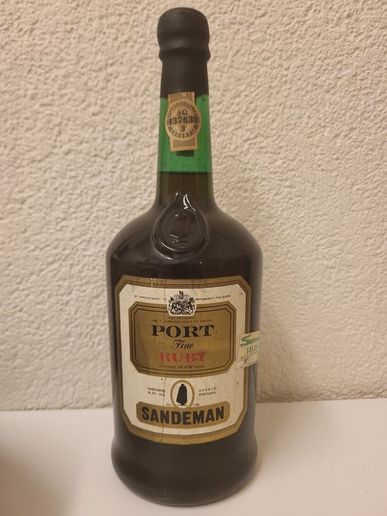 Portwein Sandeman Fine Ruby , 50er/60er Jahren | Kaufen auf Ricardo
