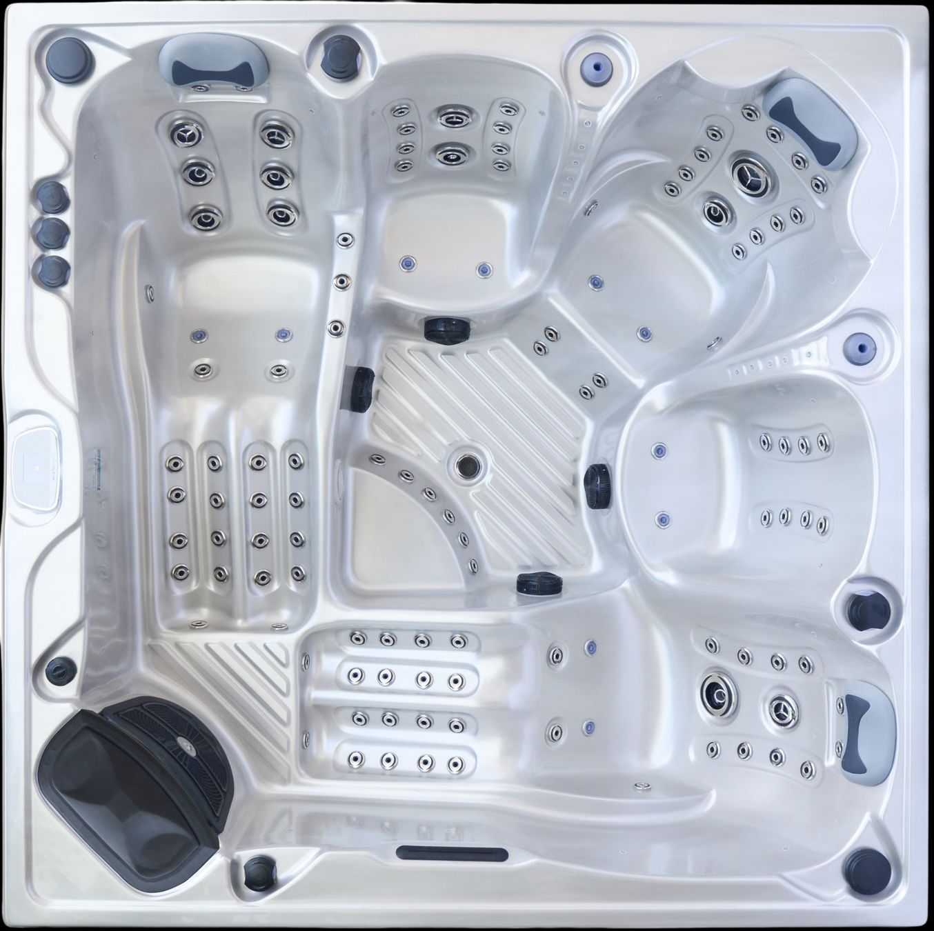 Luxus-Whirlpool ab 1.–! Spa Solutions Titanium Whirlpool (Neu und ...