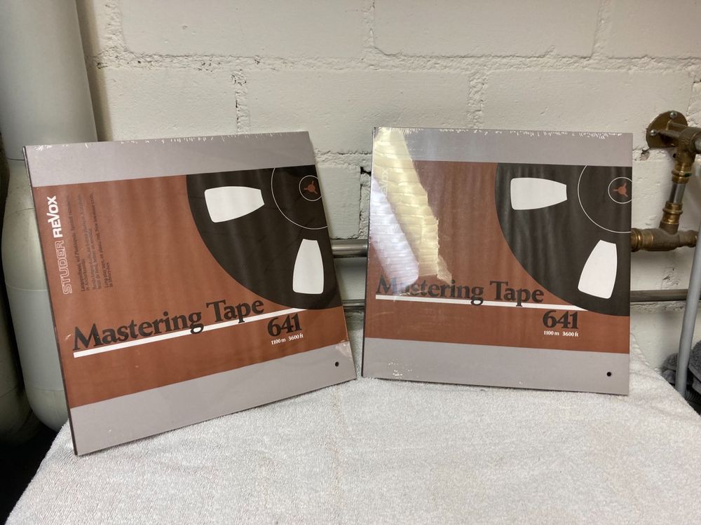 2 Revox Mastering Tape 641 Plastikspule in Archivkassette Hi | Kaufen ...