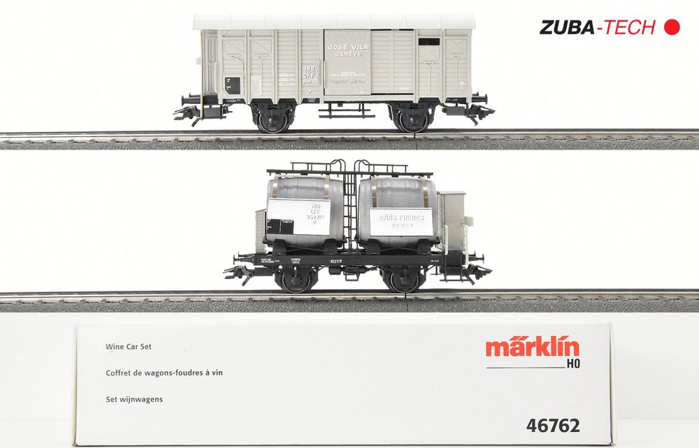 Märklin 46762 Weinwagen-Set 2tlg. SBB H0 WS mit OVP (Gebraucht) in St ...