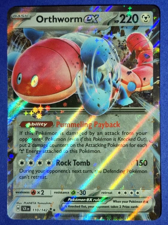 Pokémon Orthworm EX 110/142 ENG - STELLAR CROWN (Neu (gemäss ...