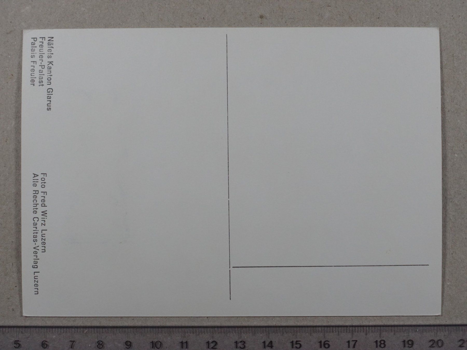 Näfels, Glarus, Freuler Palast, 1970, passende Briefmarken (Gebraucht ...