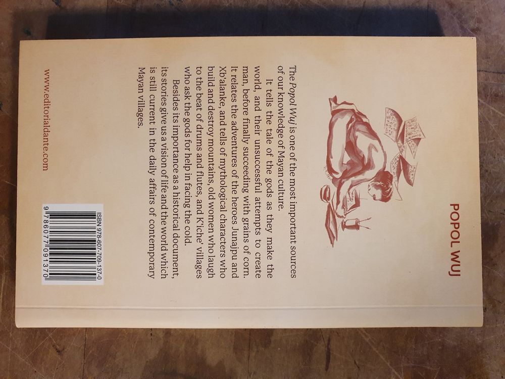 Popol Wuj – The Book of Council of the Maya (Gebraucht) in für CHF 2 ...