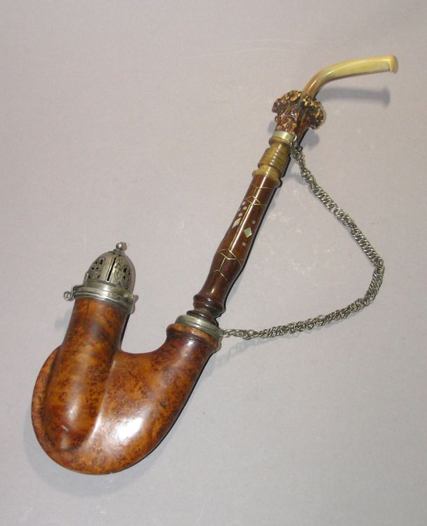 ALTE GROSSE TABAKPFEIFE PFEIFE DECKELPFEIFE | Kaufen auf Ricardo