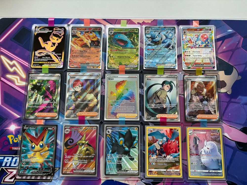 Top POKEMON Paket Gold, IR, Rainbow, Full Art Karten EN/ NM (Neu ...