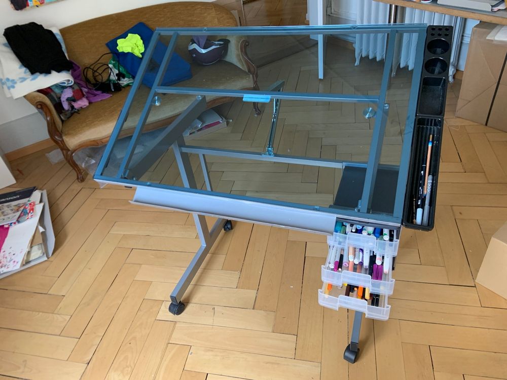 Zeichentisch (Glas) - studio designs Vision Craft Station | Kaufen auf ...