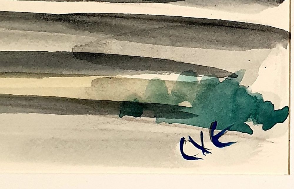 Aquarell Clara Vogelsang Eymann (34 x 24) 40 % seines Wertes (Gebraucht ...