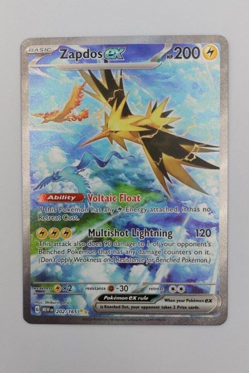 Zapdos ex (202/165 Set MEW 151) NM / ENG | Kaufen auf Ricardo