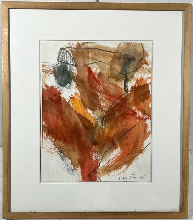 Thomas Zindel (1956) Abstrakte Mischtechnik (Gebraucht) in Root für CHF 34 – nur Abholung auf ...