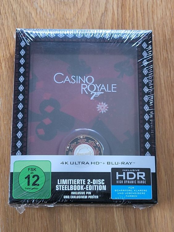 Steelbook 4K + Blu-ray Casino Royale limited mit Jeton NEU | Kaufen auf Ricardo