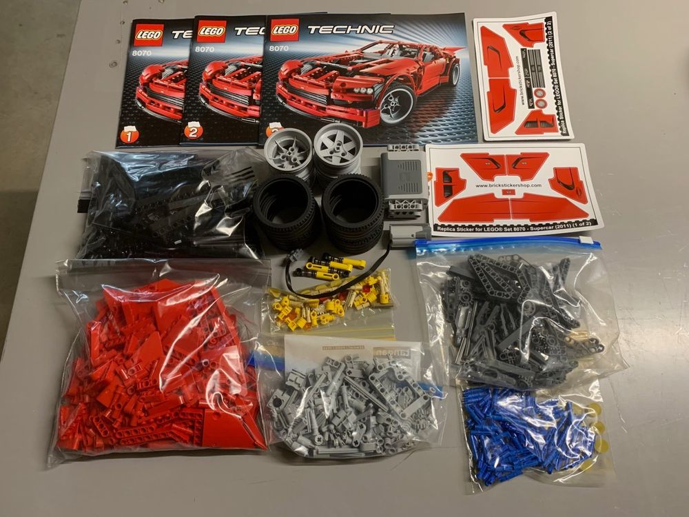 Lego Technic 8070 Super Car mit Motor+schönen BA, ab Fr.1.00 (D ...
