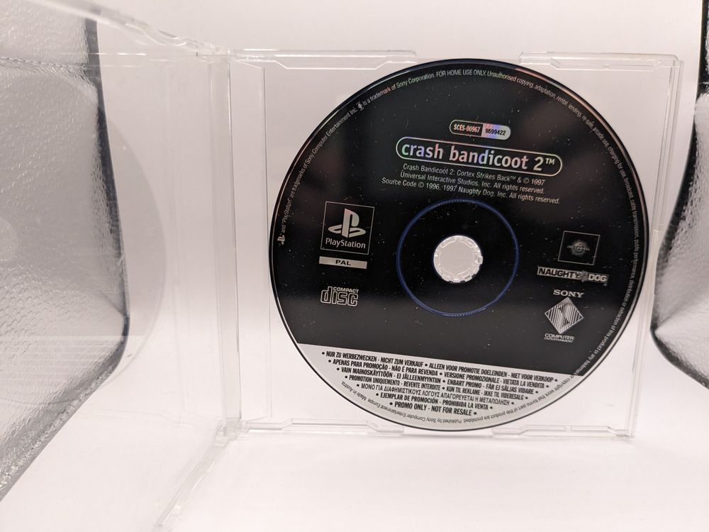 Crash Bandicoot 2 Playstation 1 Game PROMO SCES-00967 (Gebraucht) in ...