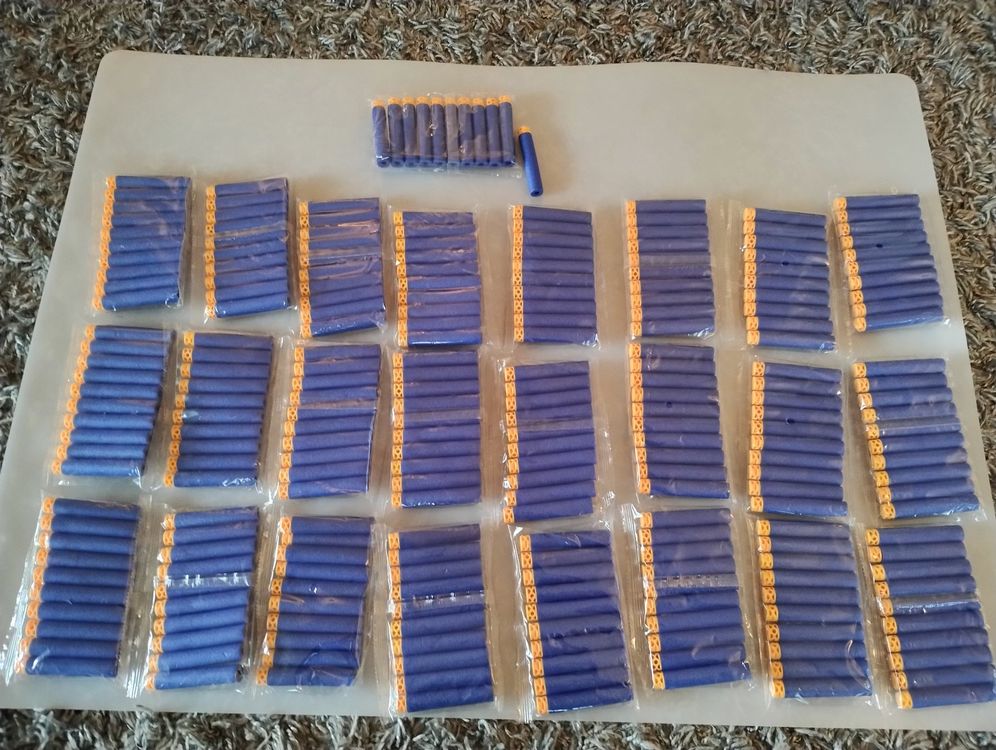 490 Nerf Munition Patronen Pfeile darts (Neu und originalverpackt) in ...