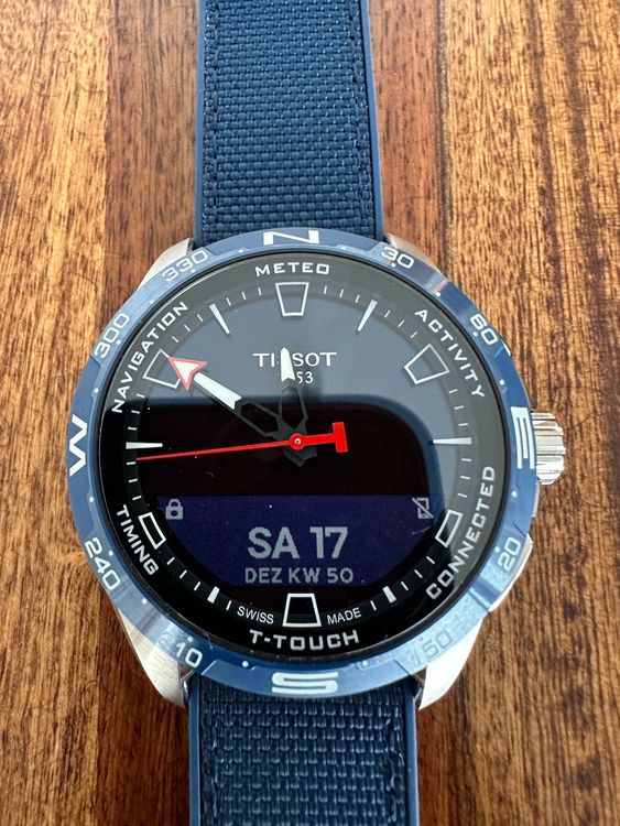 TISSOT T-Touch Connect Solar blau wie neu mit Garantie! | Kaufen auf ...