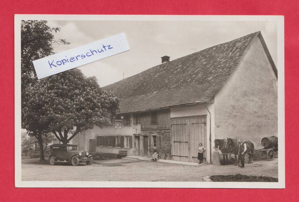 Buch am Irchel (ZH) Restaurant Sonne Foto-Ansichtskarte (Gebraucht) in Zürich für CHF 38 – mit ...