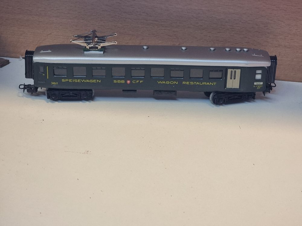 Märklin 348 SBB Speisewagen Blech OVP (Gebraucht) in Zürich für CHF 10 – mit Lieferung auf ...