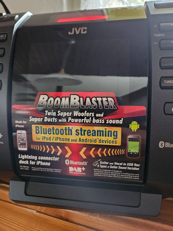 JVC Ghettoblaster/Boombox RV-NB100B (Gebraucht) in Oberuzwil für CHF ...