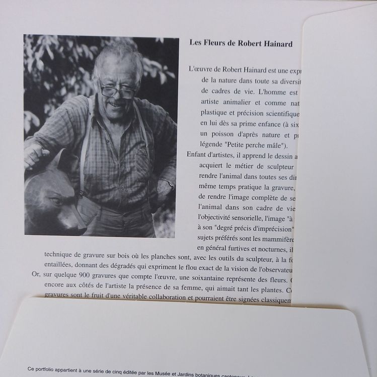 portfolio de robert Hainard, Les fleurs | Kaufen auf Ricardo