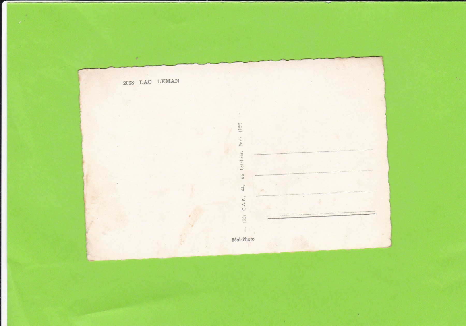 Panorama Lac Léman (Gebraucht) in St. Peterzell für CHF 2 – mit ...